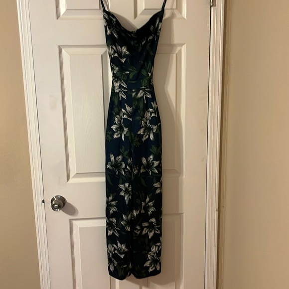 just one answer | Pants & Jumpsuits | Spaghetti Strap Floral Jumper ...